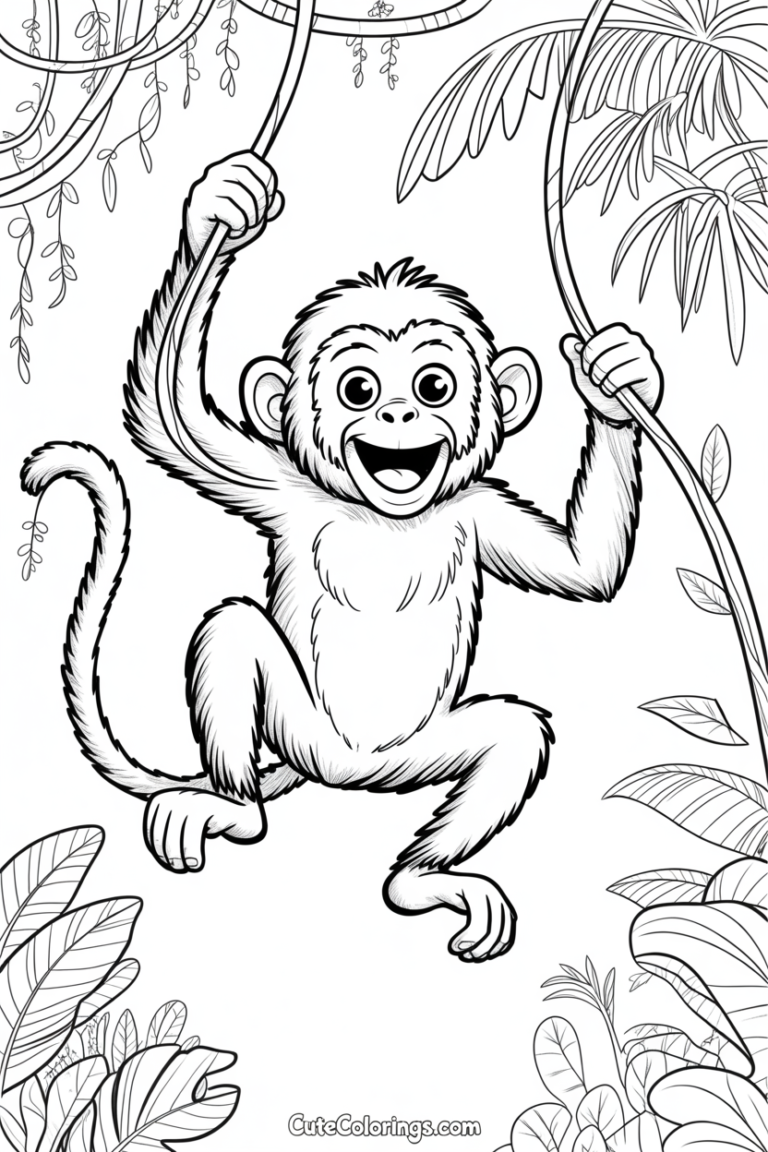 Monkey Coloring Pages 40+ Free Printable Collection 2026