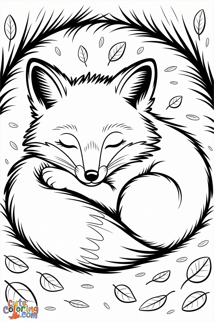 Fox Coloring Pages | 150+ Free Printable Sheets