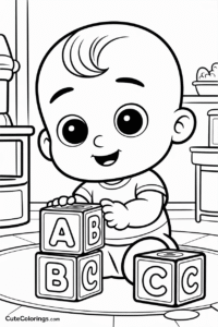 Cocomelon Coloring Pages | 100+ Free Printable JJ Sheets