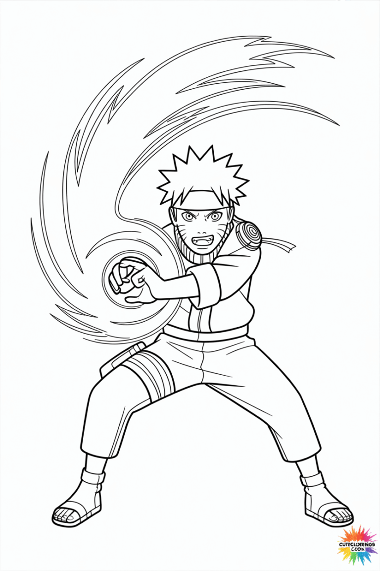 200+ Free Naruto Coloring Pages | Printable Anime Ninja Sheets