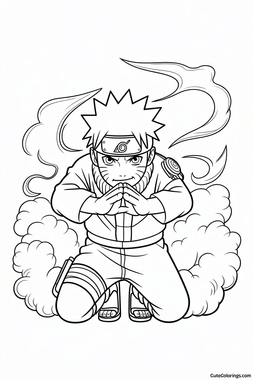 200+ Free Naruto Coloring Pages | Printable Anime Ninja Sheets