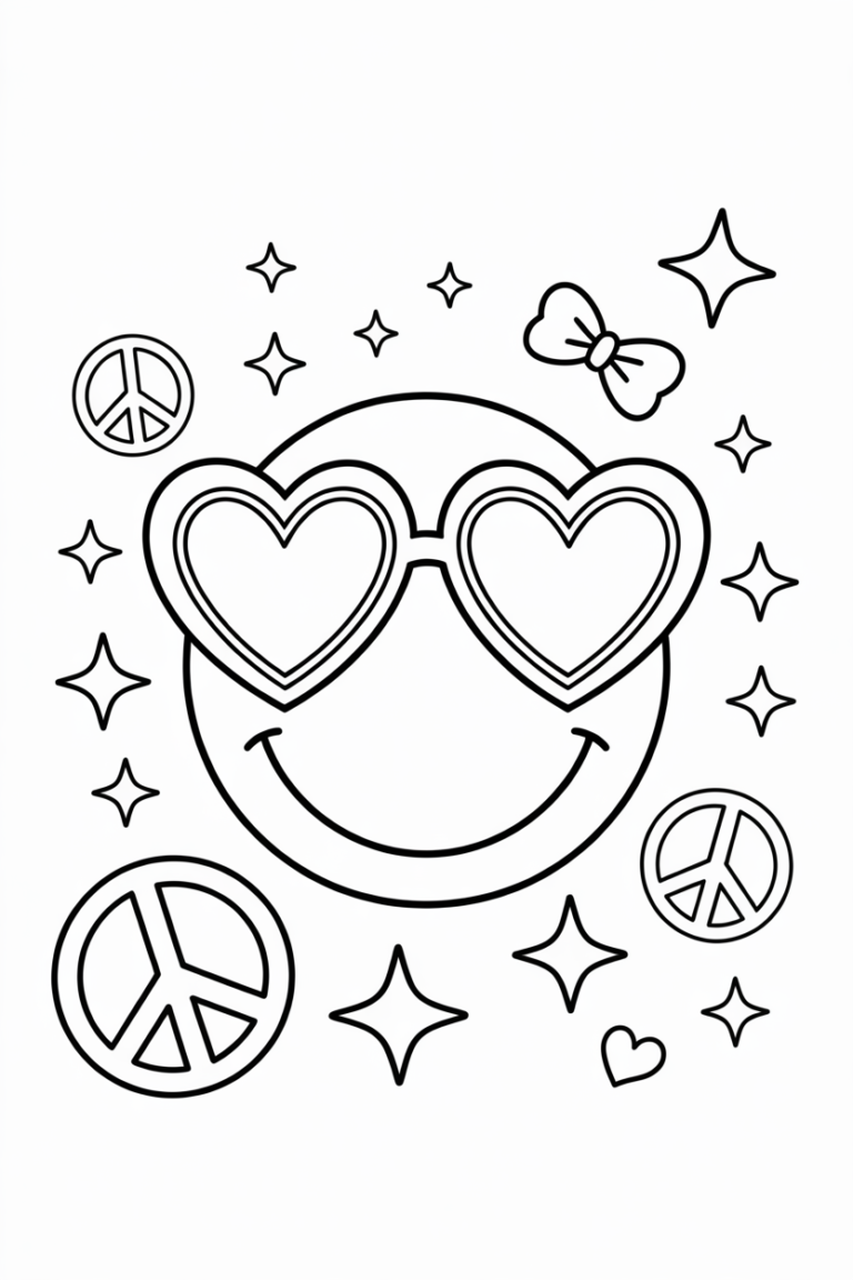 Preppy Coloring Pages | 60+ Free Printable PDFs | 2026