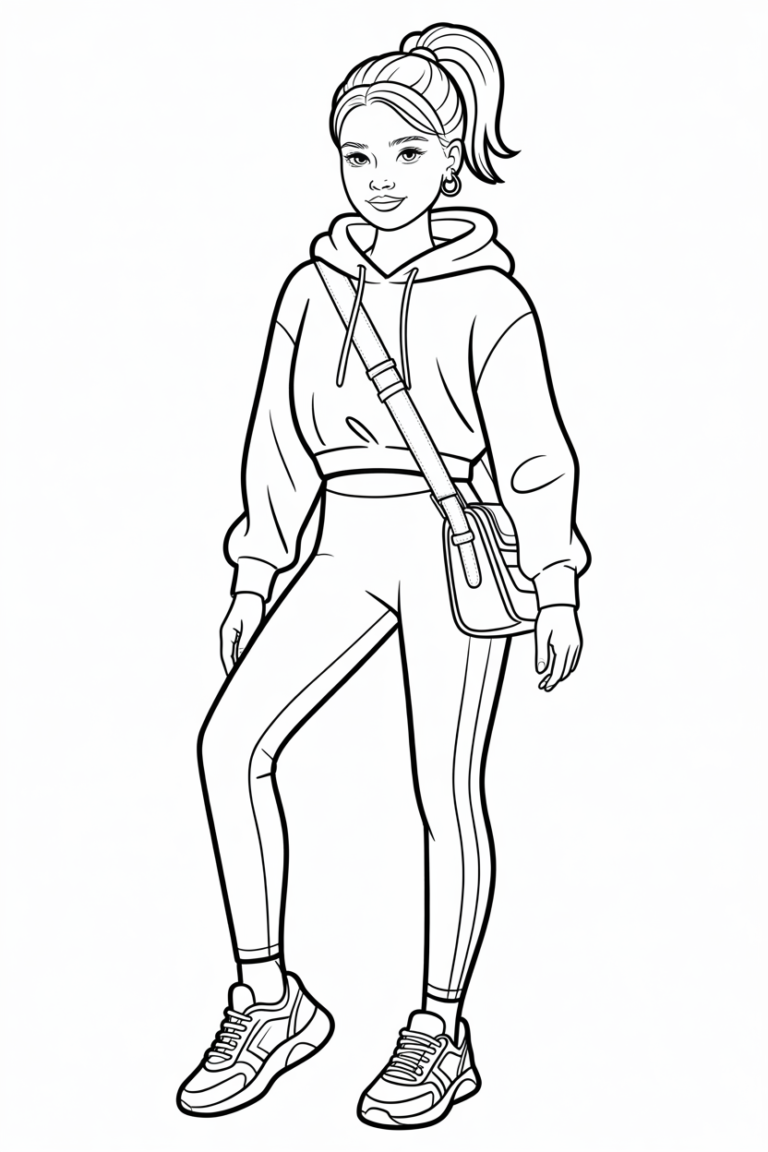Preppy Coloring Pages | 60+ Free Printable PDFs | 2026