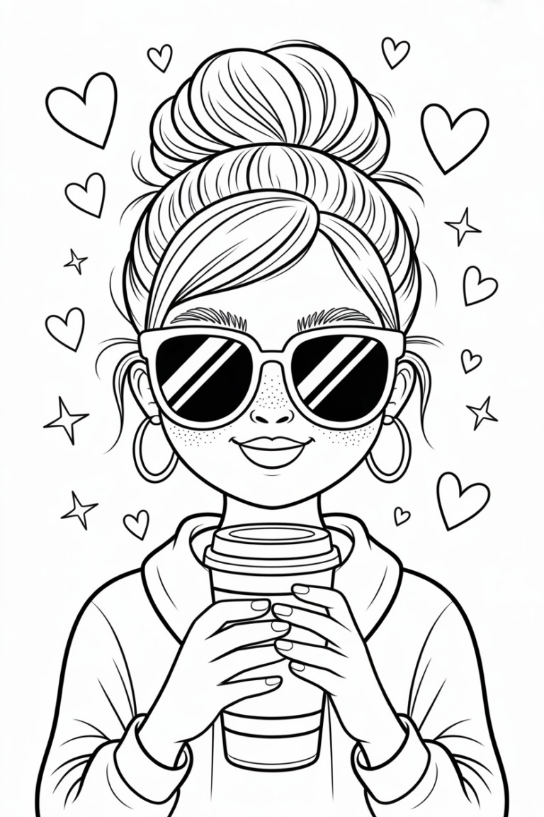 Preppy Coloring Pages | 60+ Free Printable PDFs | 2026