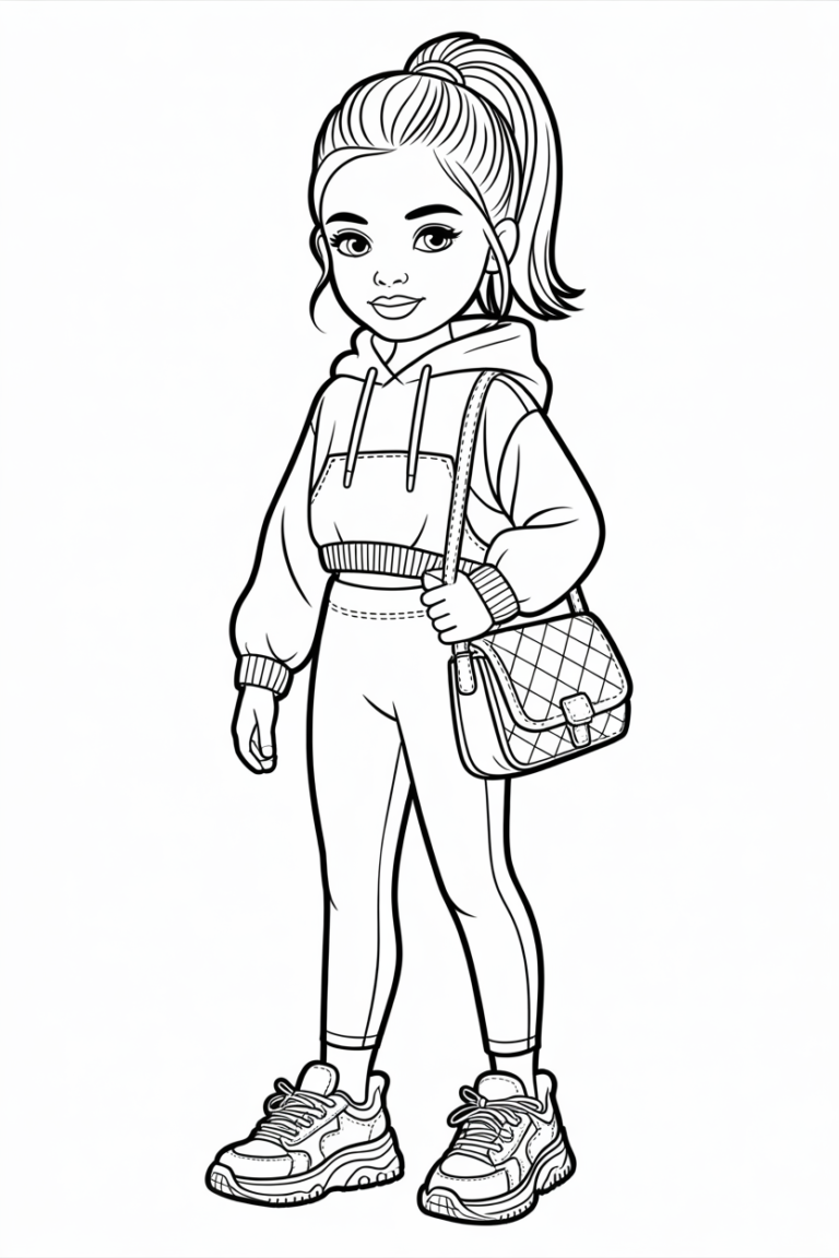 Preppy Coloring Pages | 60+ Free Printable PDFs | 2026