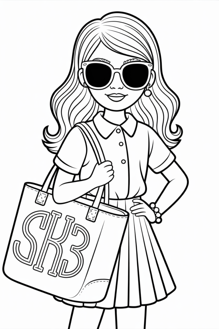 Preppy Coloring Pages | 60+ Free Printable PDFs | 2026