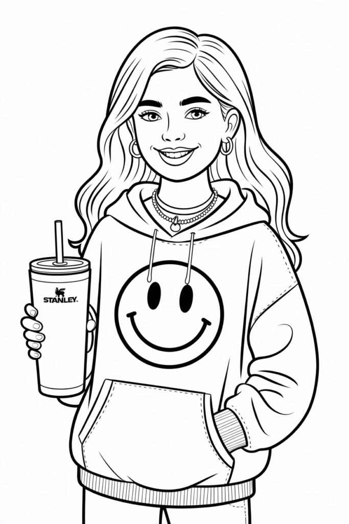 Preppy Coloring Pages | 60+ Free Printable PDFs | 2026