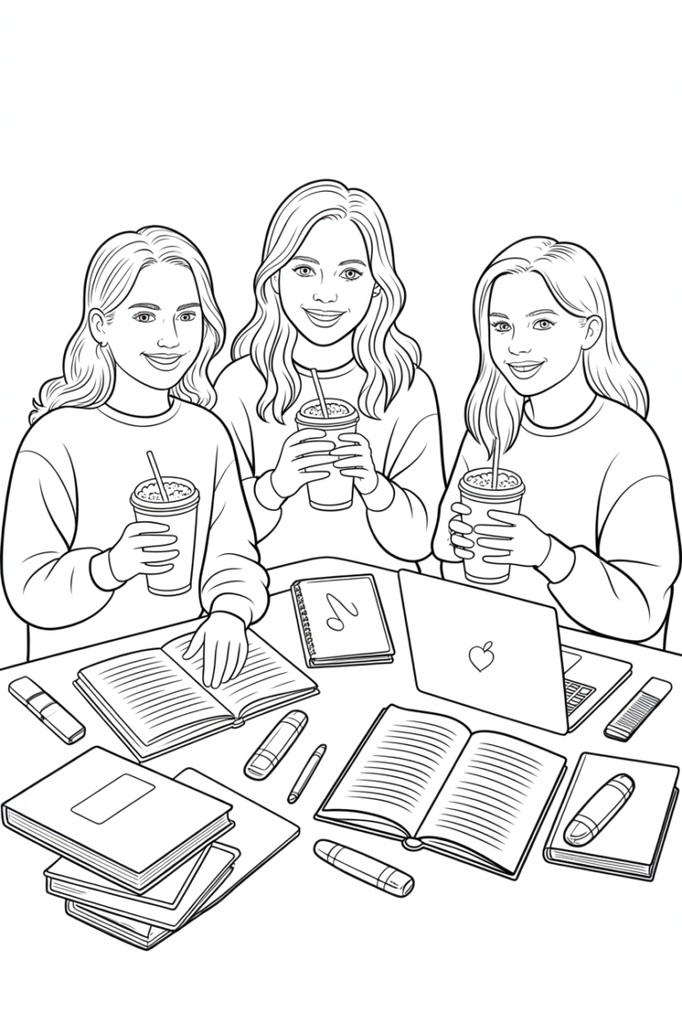 Preppy Coloring Pages | 60+ Free Printable PDFs | 2026
