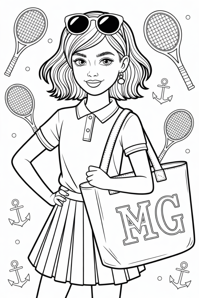 Preppy Coloring Pages | 60+ Free Printable PDFs | 2026