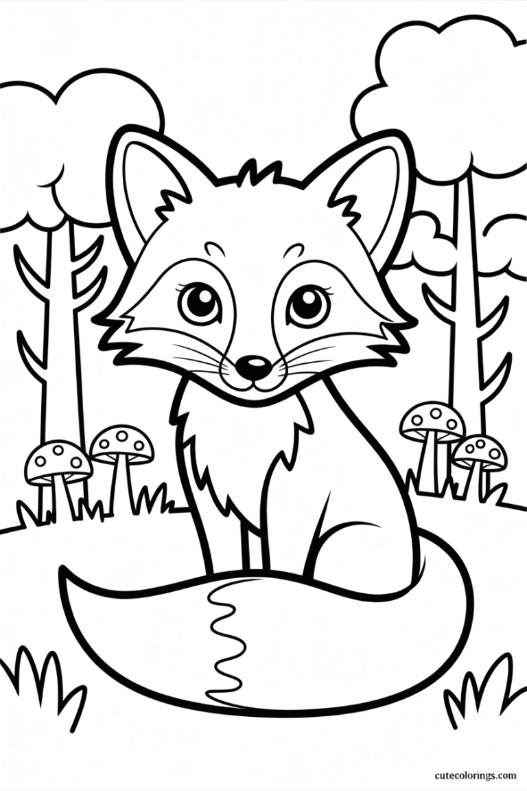 Fox Coloring Pages | 150+ Free Printable Sheets