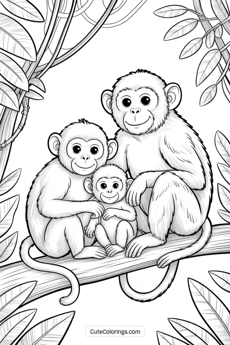 Monkey Coloring Pages 40+ Free Printable Collection 2026